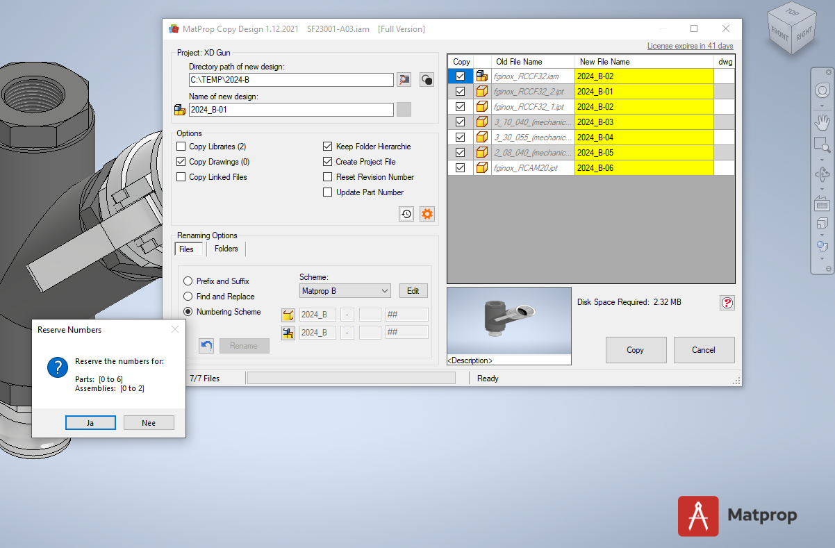 The Copy Design Tool for Autodesk Inventor: Seamlessly copying designs.